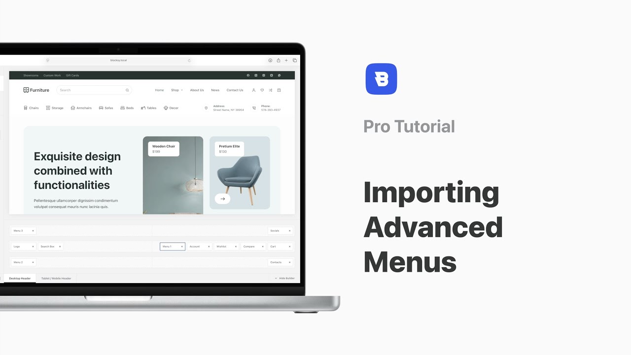 Importing Advanced Menus | Pro Tutorial | Blocksy 2 - YouTube