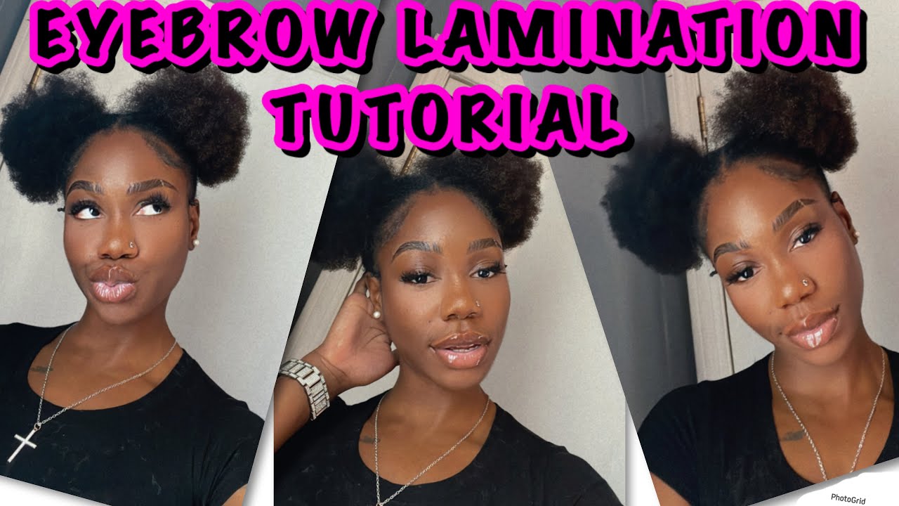DIY EYEBROW LAMINATION TUTORIAL. - YouTube