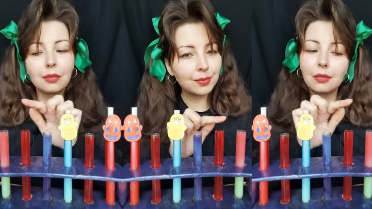 {ASMR} RAINBOW VARIETY DRINKS 신기한물먹방 ASMR DRINKING sounds #ASMRDRINKING ...