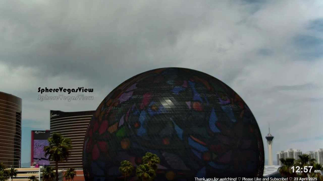 📍 Live 24/7: Stunning Real-Time View of the Las Vegas Sphere - YouTube