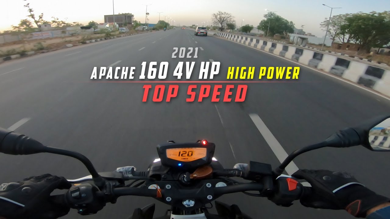 TVS 2021 Apache RTR 160 4V HP || High Power Top Speed | Before Service ...