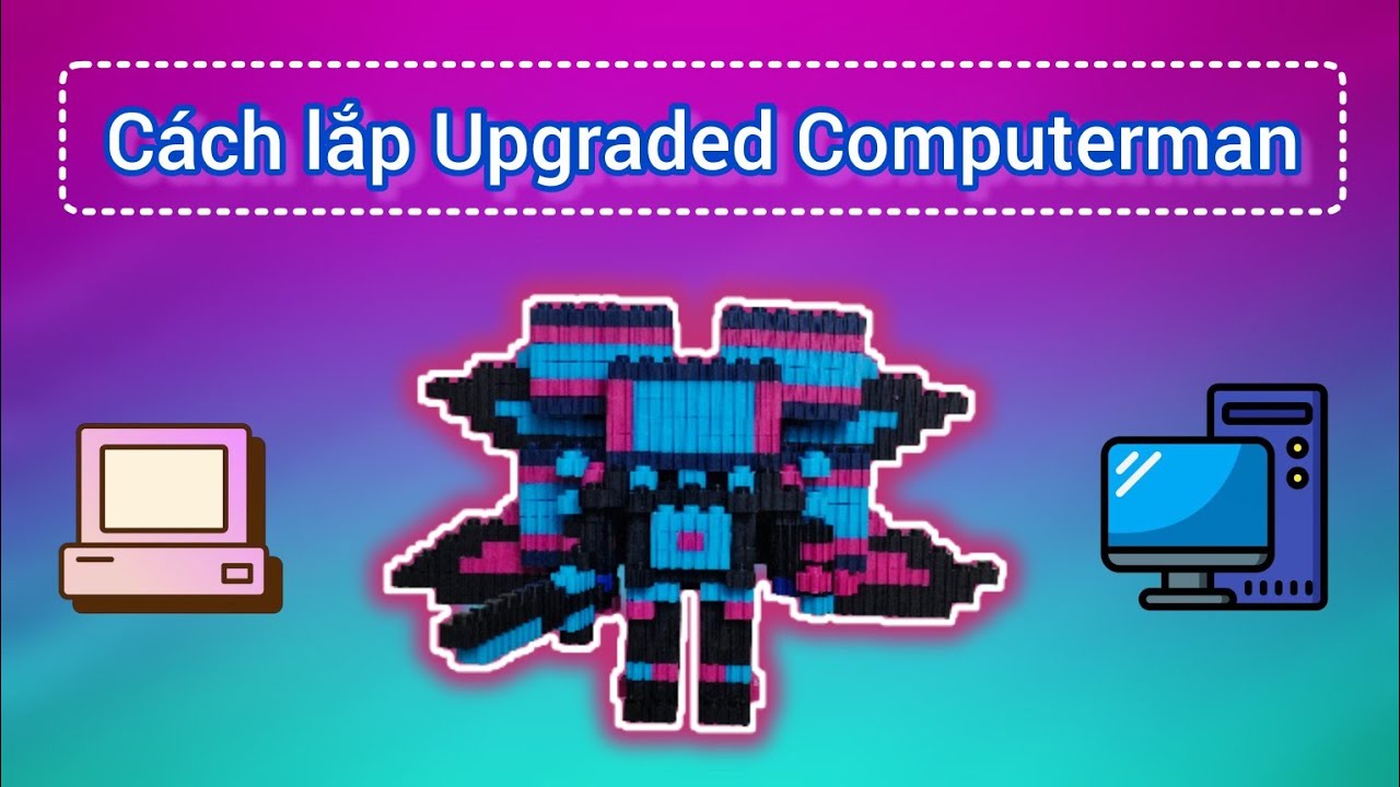 [VAP LEGO] x Cách lắp Upgraded Computerman #lego #legomoc #skibiditoilet #titans #computerman ...