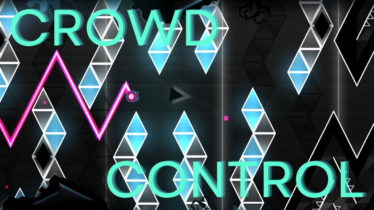 Geometry Dash: Crowd Control 91% New Hardest From 0 - YouTube