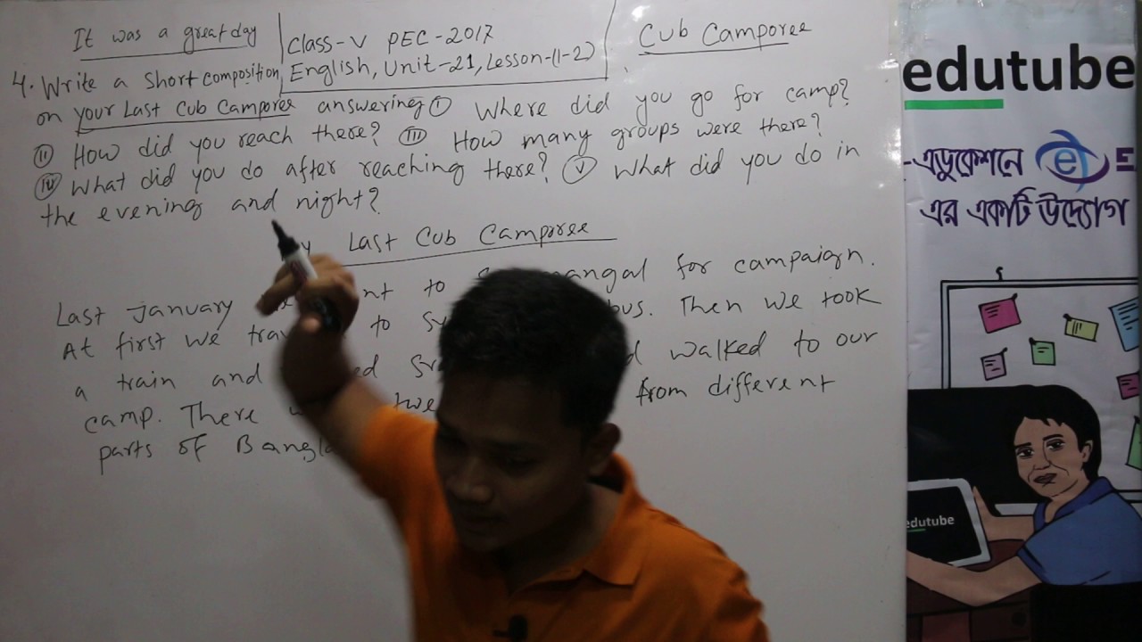 PEC English,Class V, Unit 21, Lesson 1 2, Part 5 - YouTube