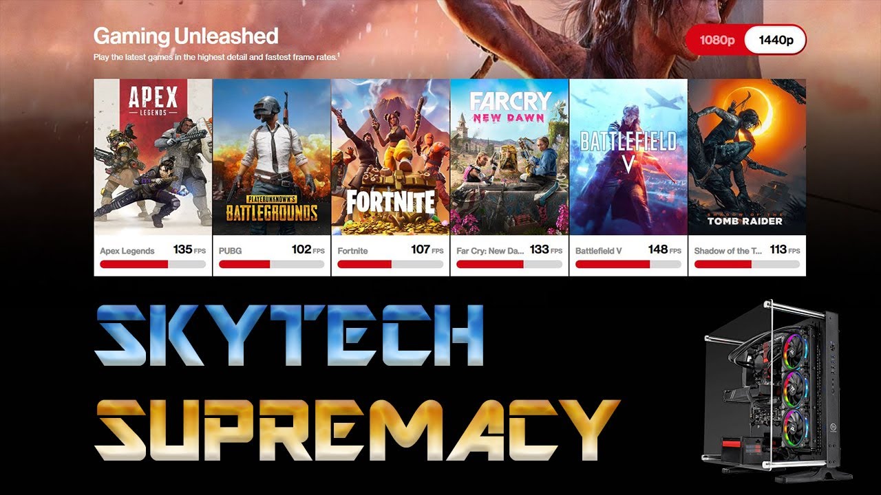 SKYTECH SUPREMACY Gaming Computer PC Desktop - YouTube