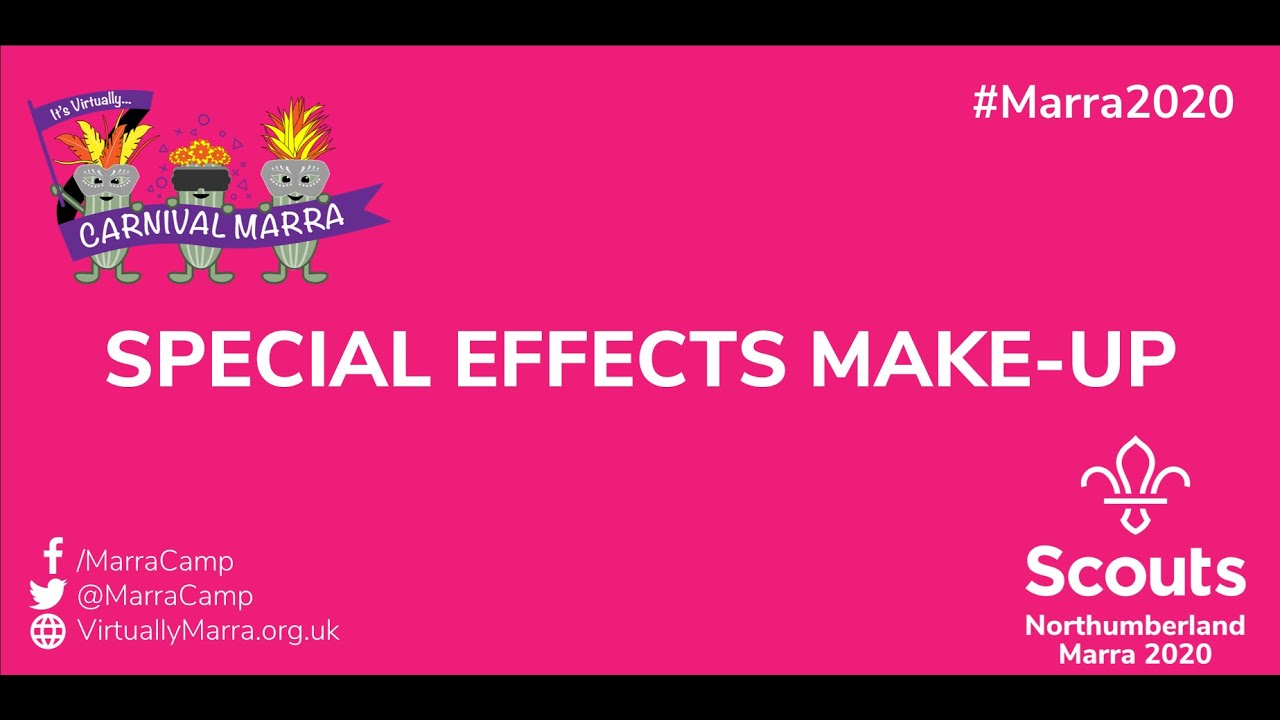Marra 2020: Special Effects Make-Up Session 2 - YouTube