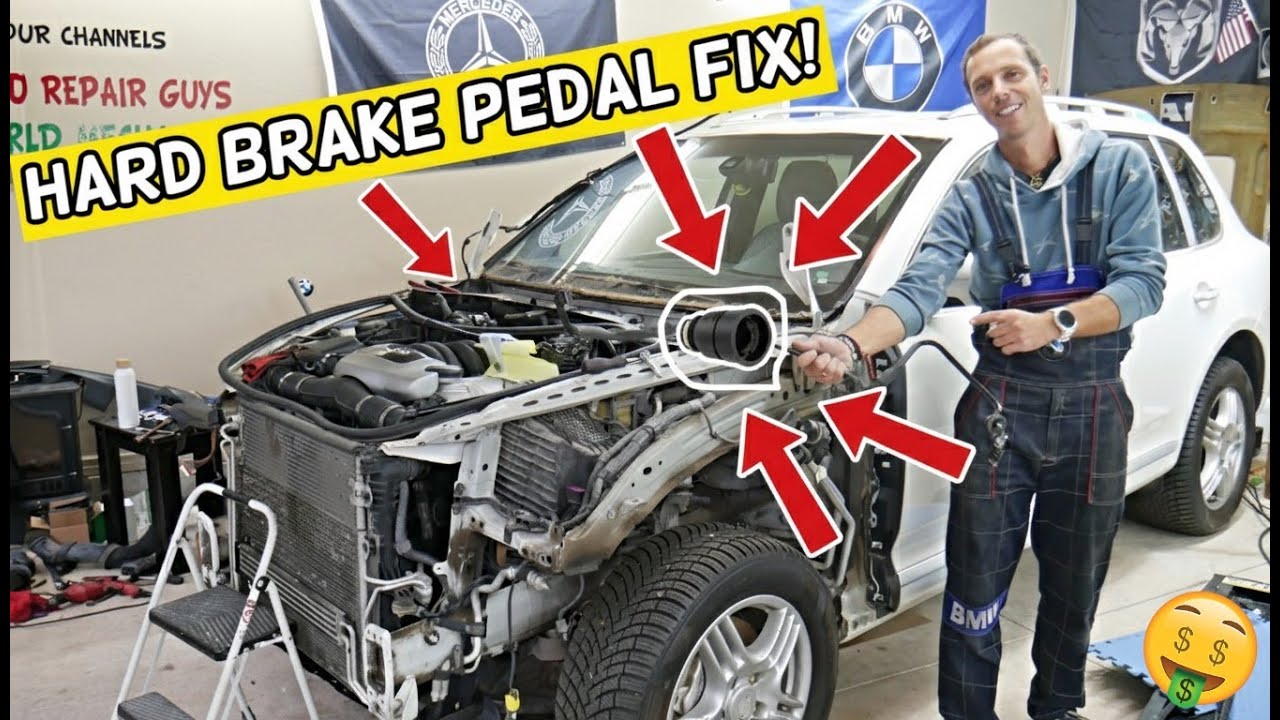 Hard Weak Brakes, Hard Brake Pedal Fix on Car - YouTube