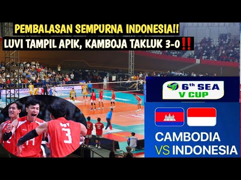 FULL SET | INDONESIA 3 VS 0 KAMBOJA | SEA V LEAGUE MEN'S 2026 | RABU 22 JULI 2026