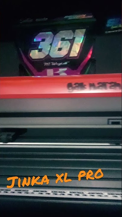 cutting sticker jinka XL pro - YouTube