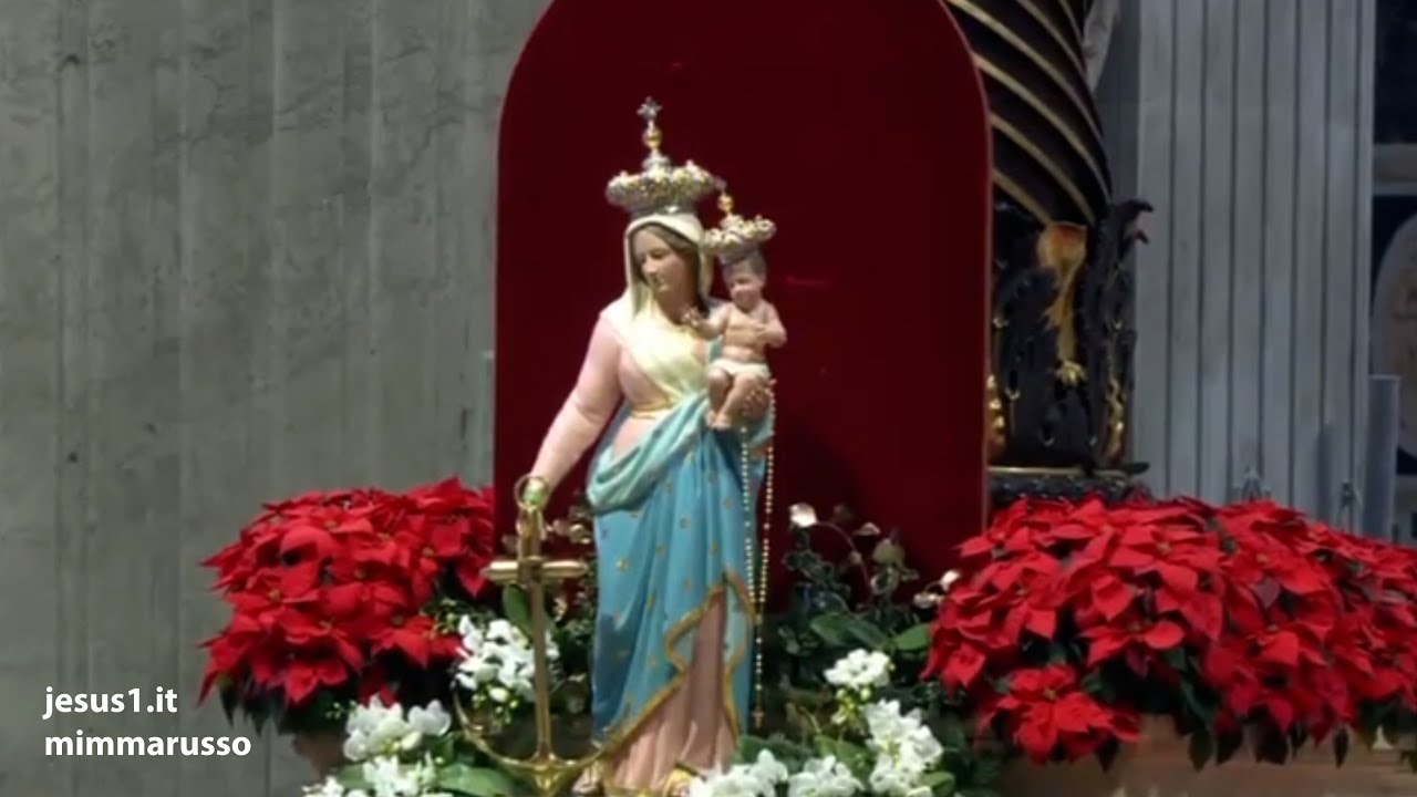 Papa Francesco SANTA MADRE DI DIO - YouTube