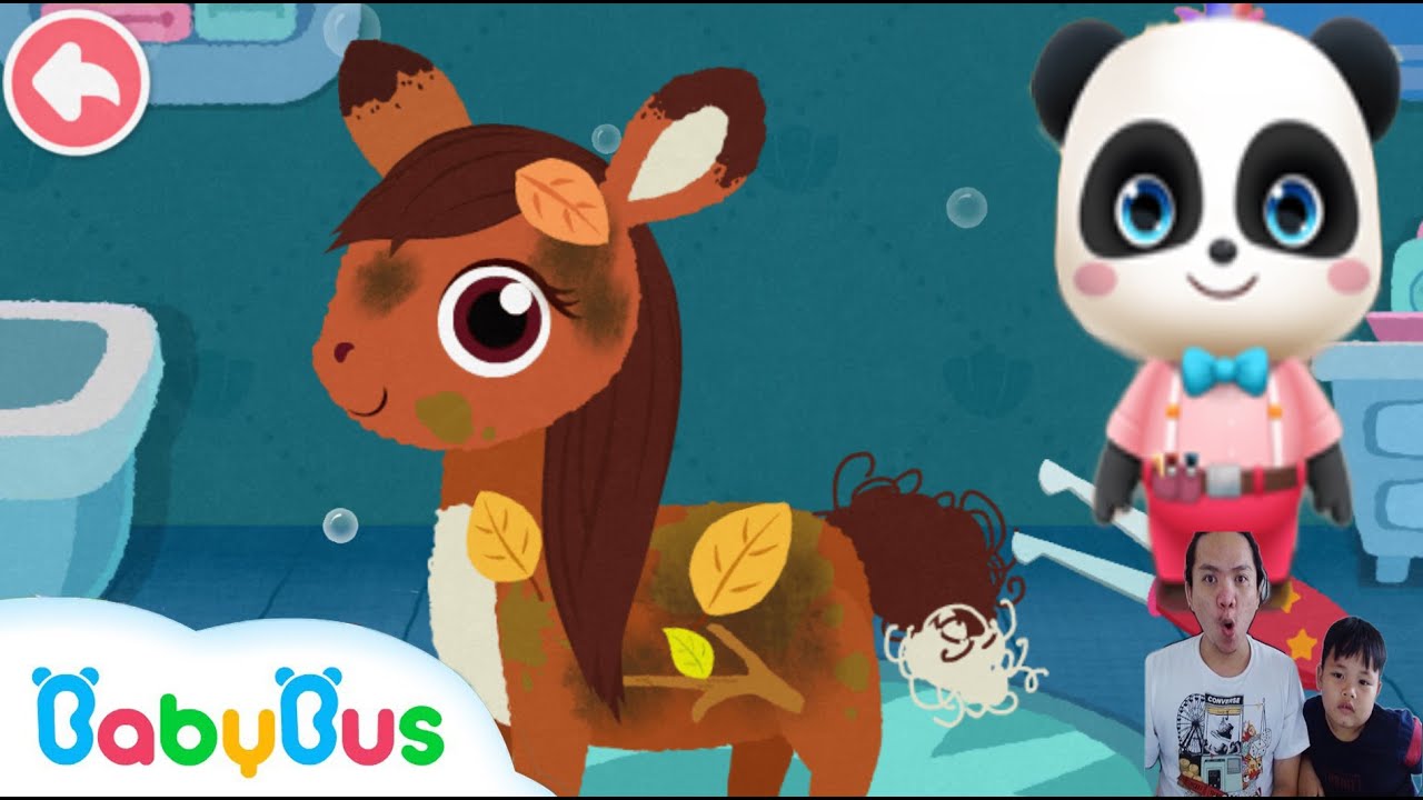 BABYBUS TOWN LIFE EPISODE PET GROOMER #gameplay - YouTube