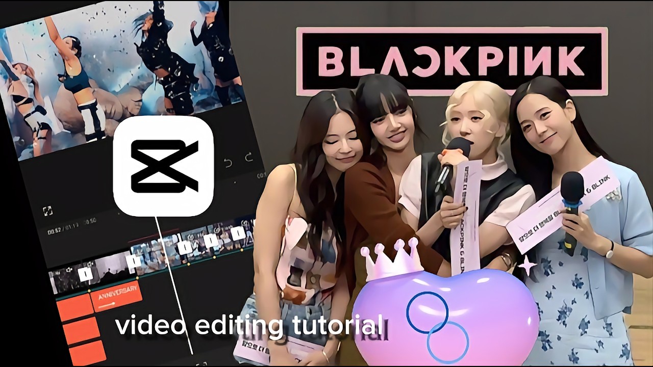 BLACKPINK 8TH ANNIVERSARY VIDEO / EDITING TUTORIAL / CAPCUT / KPOP EDIT - YouTube
