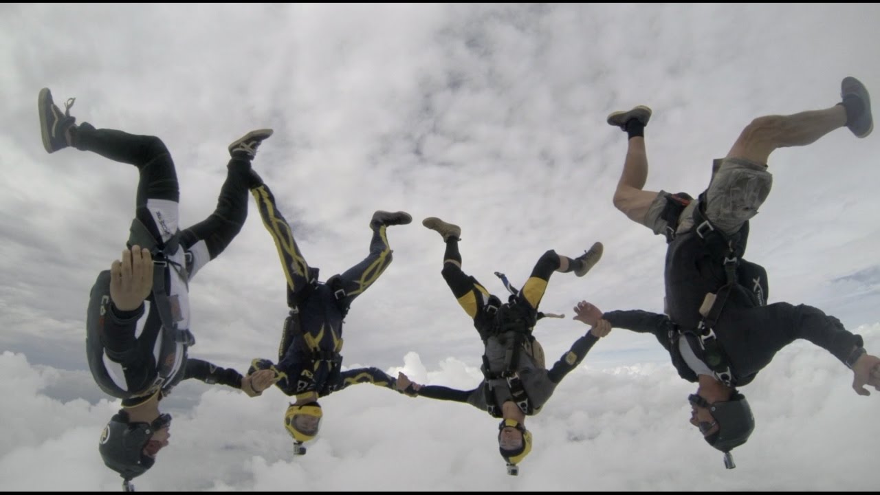 After ϟ Shock Skydive - Justice Dance Freefly - YouTube