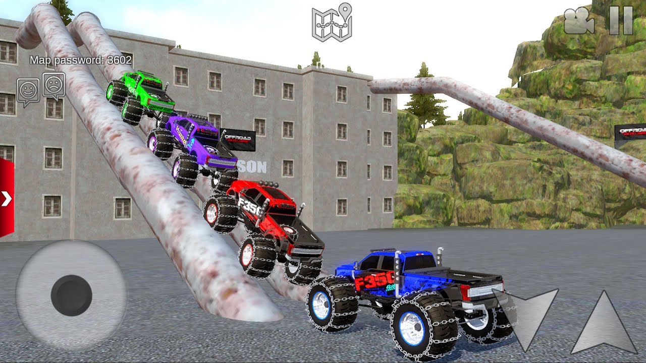Racing Monster Truck Dirt Cars Driving Extreme Offroad Game #12 ...