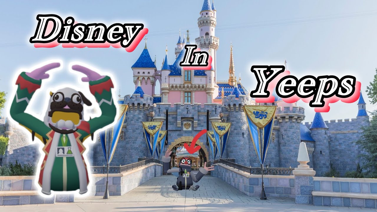 I went to DisneyLand in Yeeps (MAP TOUR) - YouTube