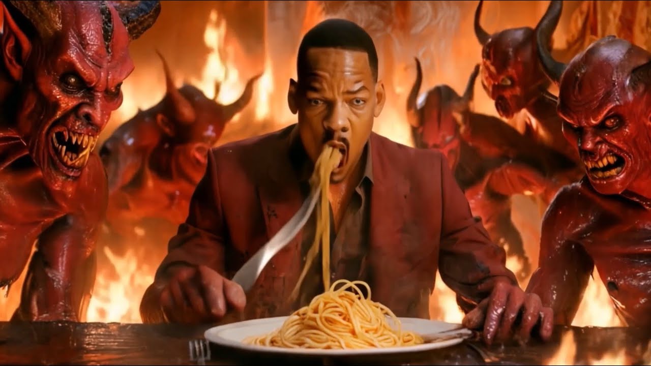 Will Smith eats Spaghetti for Eternity - Text to Video AI - YouTube