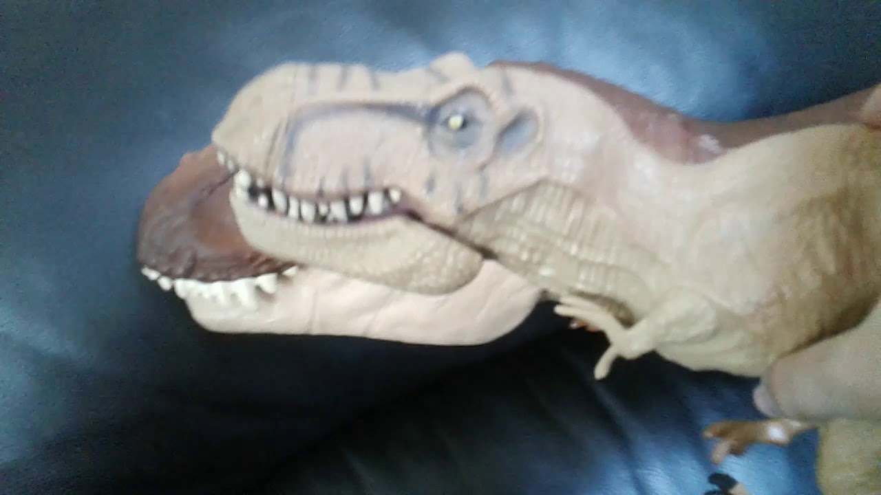 Jurassic world super colossal t rex review - YouTube