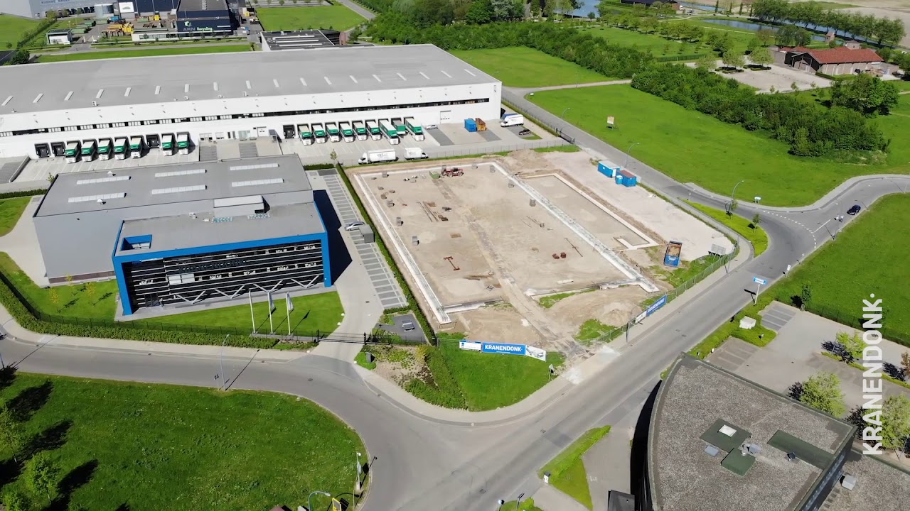 KRANENDONK expansion headquarters 2018, progress until June - YouTube