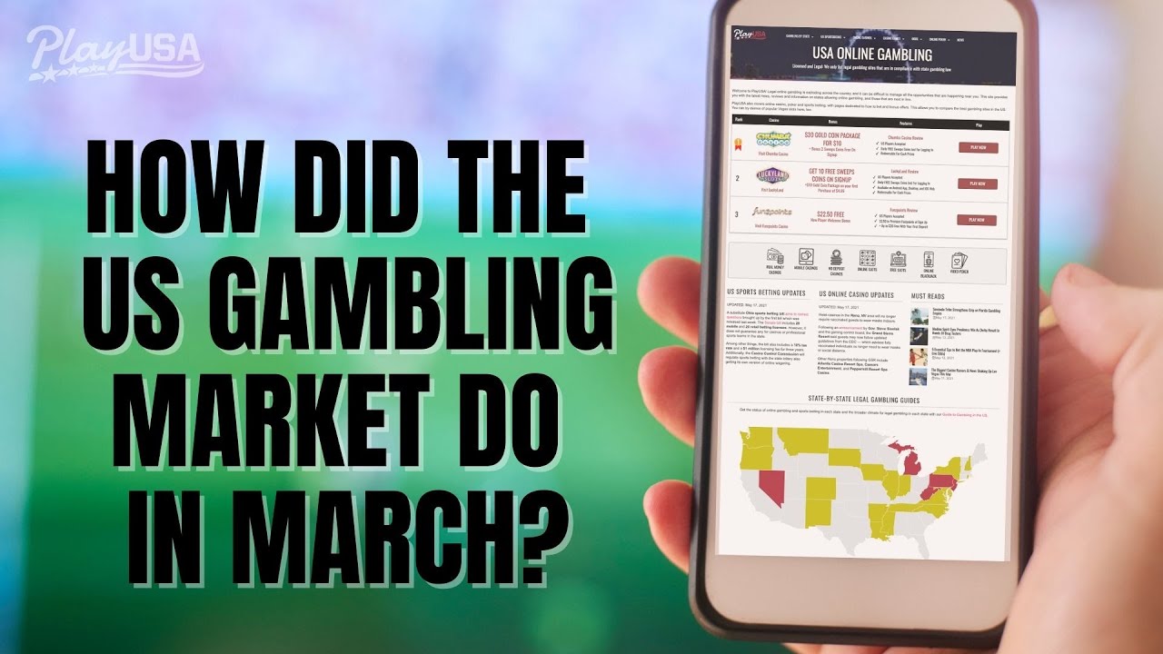 March 2021 Online Gambling Numbers📈 US Online Gambling News on Play USA ...
