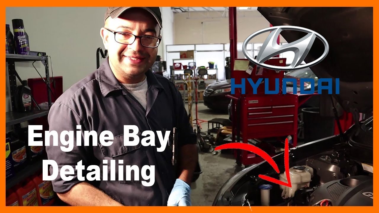 Engine Bay Detailing with WD 40 2011 Hyundai Sonata Limited - YouTube