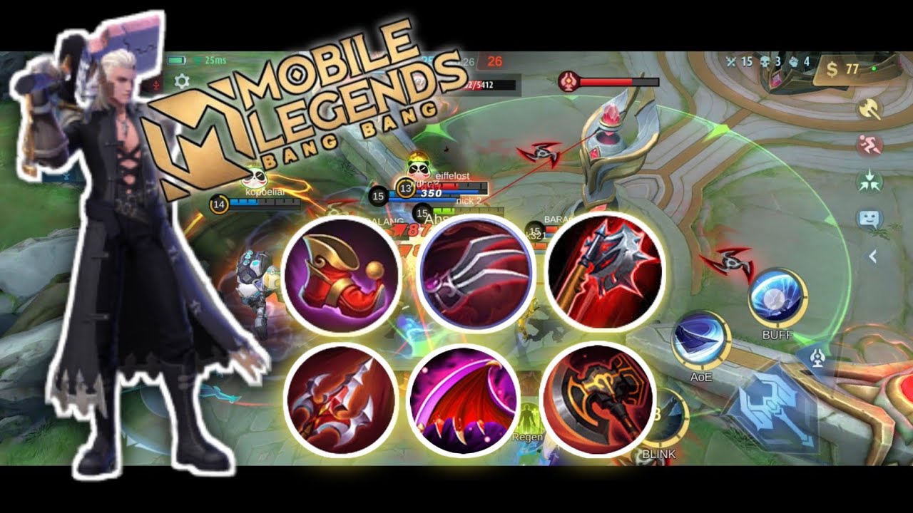 BUILD ALUCARD ITEM MERAH SEMUA !!! MOBILE LEGENDS - YouTube