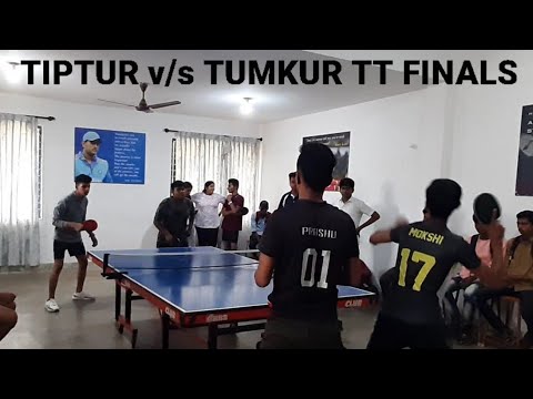 Tiptur vs tumkur district final #svp winners 🏆 👏 #tabletennis - YouTube