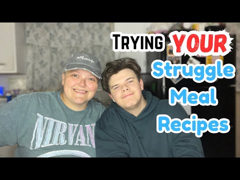 Trying YOUR Struggle Meal Recipes || Budget Eats For Hard Times - YouTube