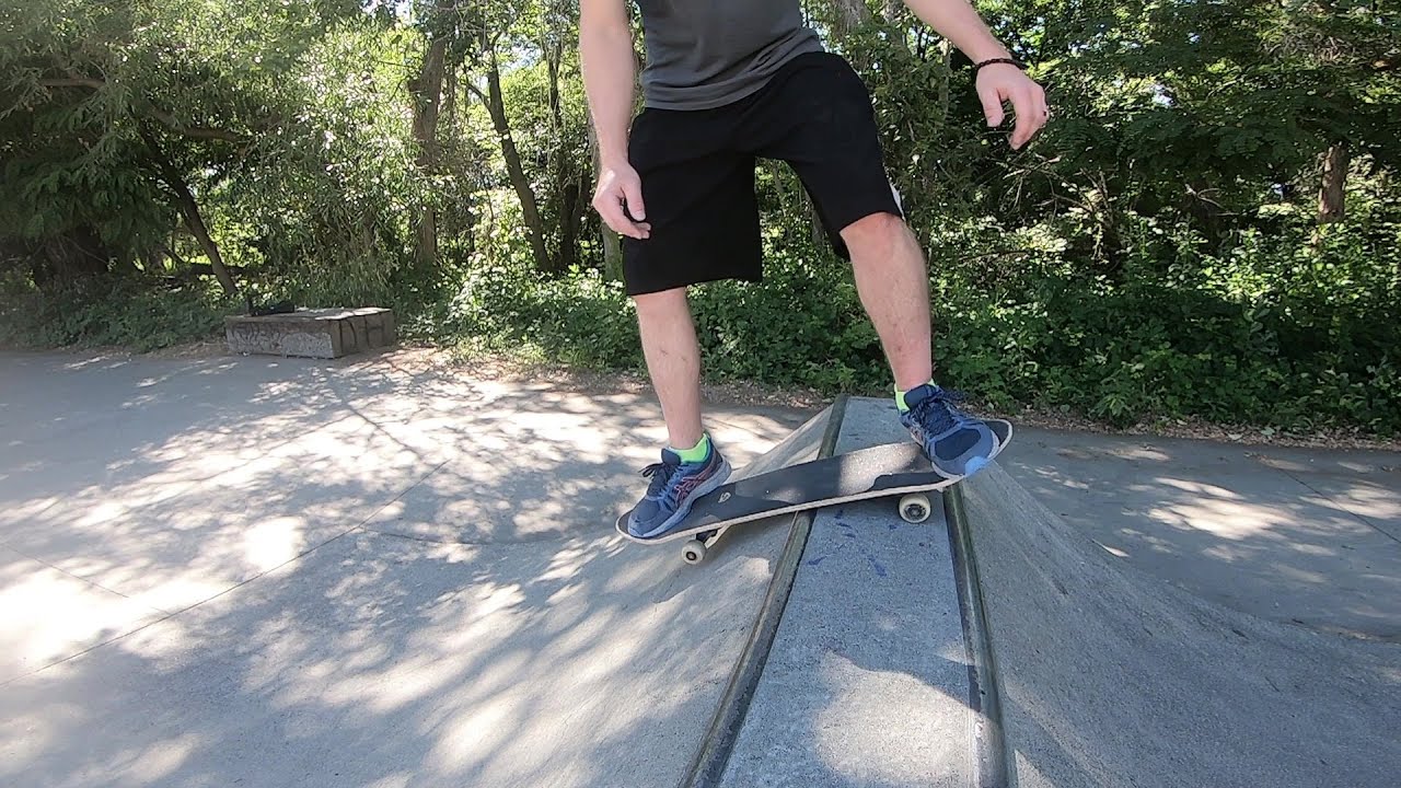 Quest 39 - back on my skateboard trying to ramp things up - YouTube