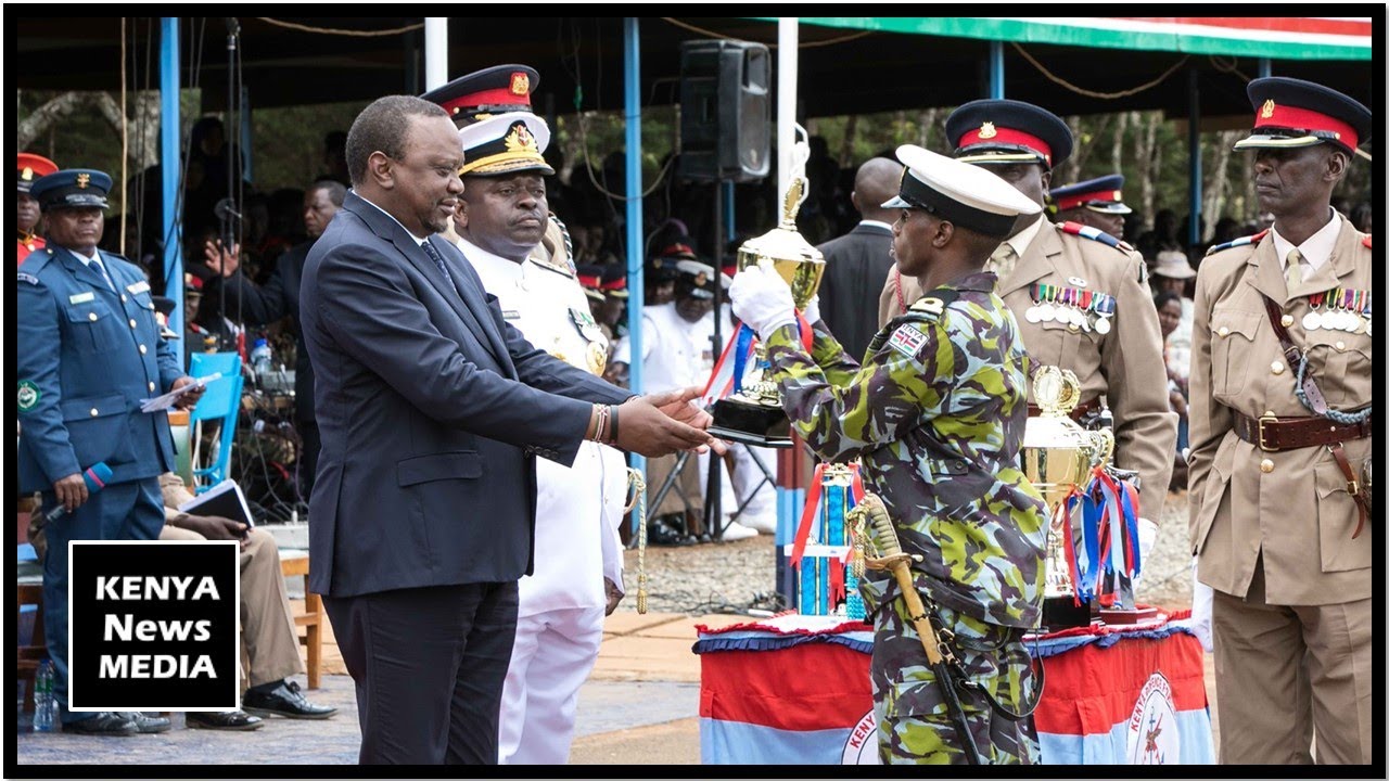 UHURU KENYATTA PRESIDES PASS OUT PARADE-OATH OF OFFICE AND AWARDS OF ...