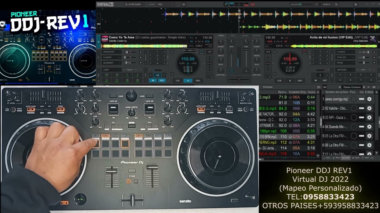 PIONEER DDJ-REV 1 MAPER VIRTUAL DJ 2022 - YouTube