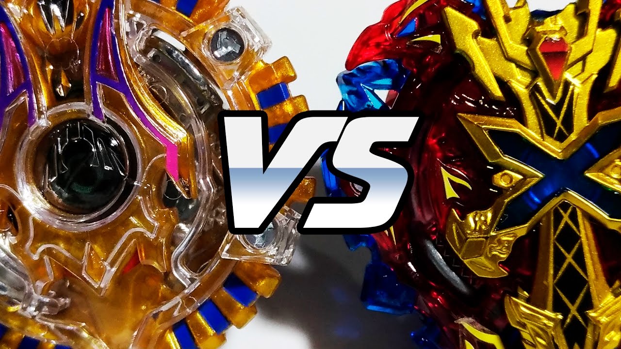 Acid Anubis .Y.O vs Xeno Xcalibur .M.I [Beyblade Burst] - ベイブレードバースト ...