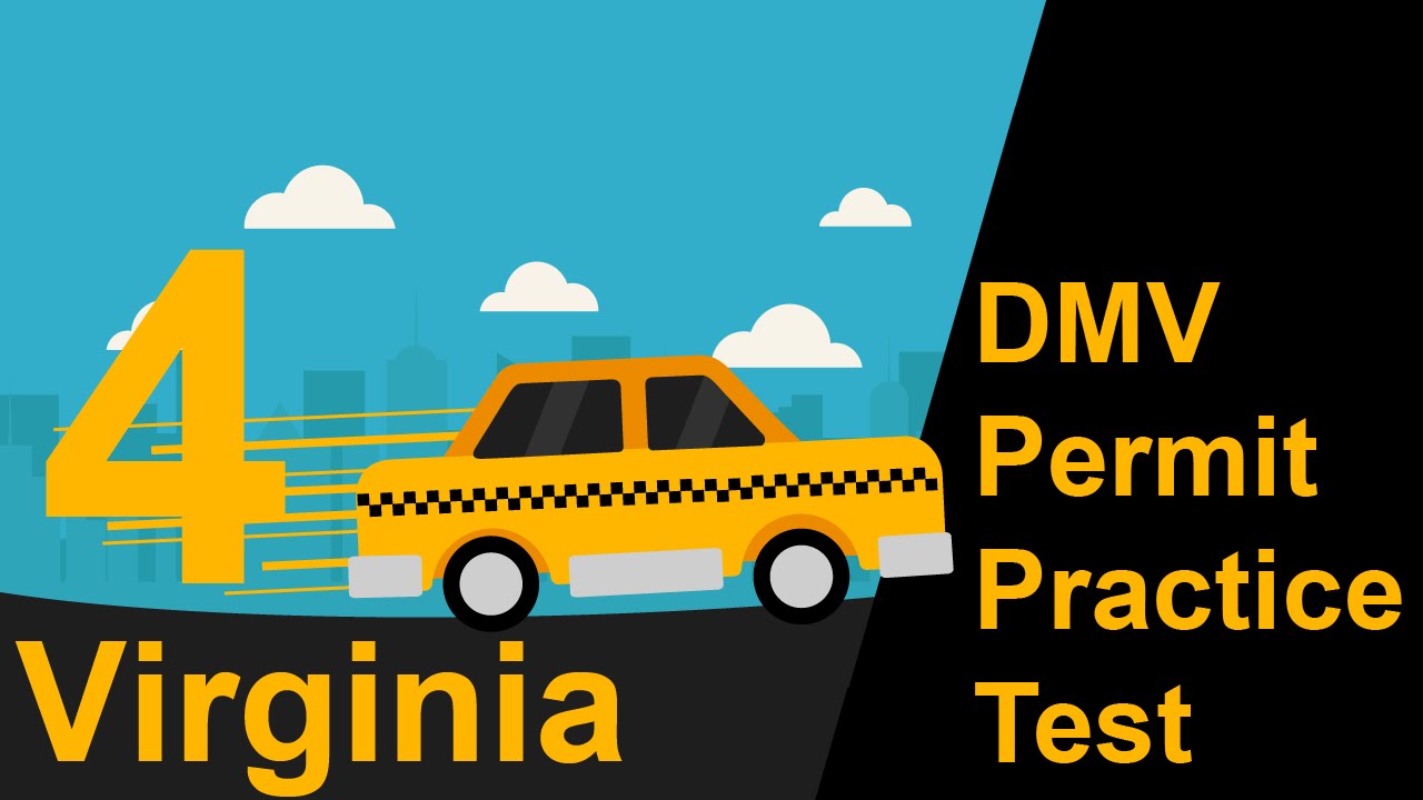 Virginia DMV Permit Practice Test 4 - 2018 - YouTube