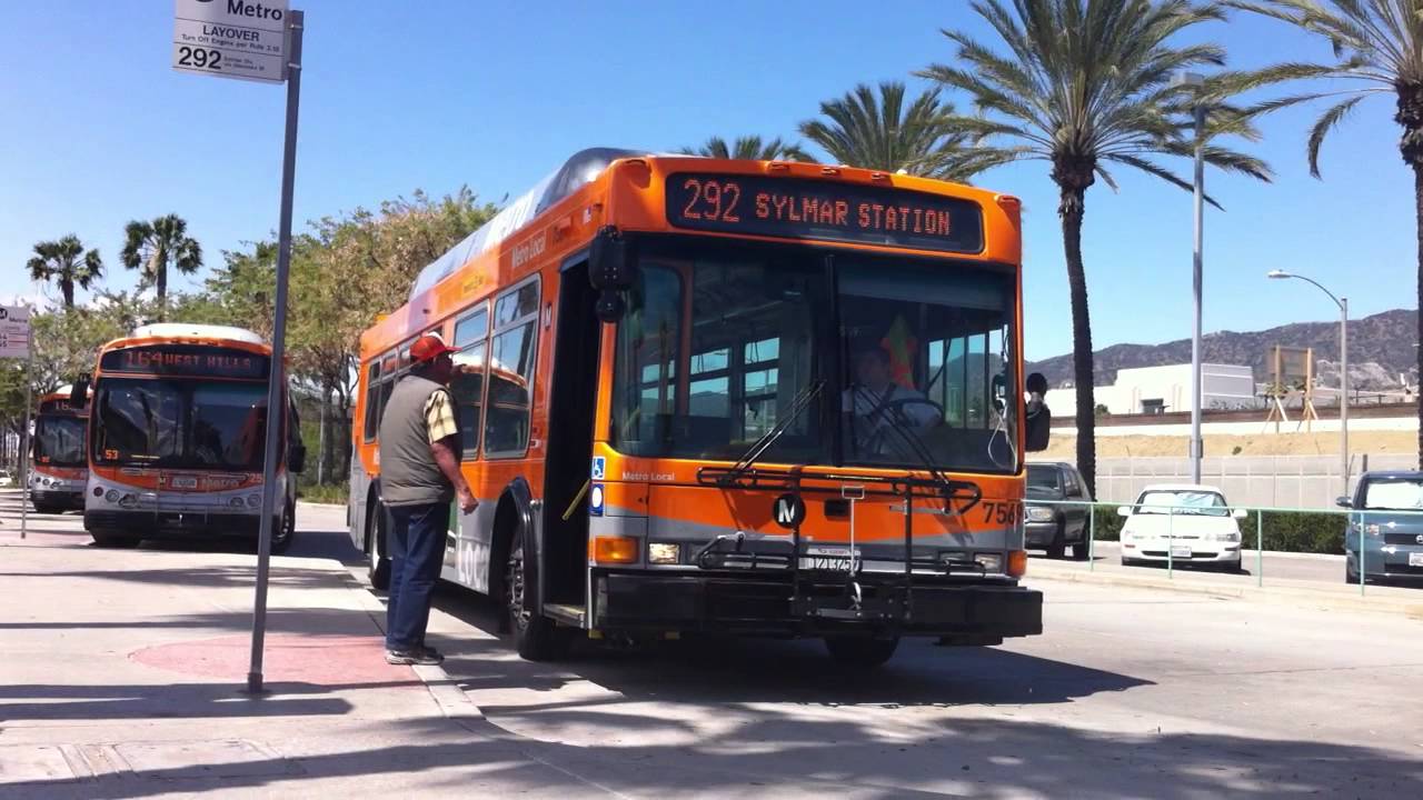 LACMTA Line 292 at Burbank Metrolink 4/8/2013 - 7569 - YouTube