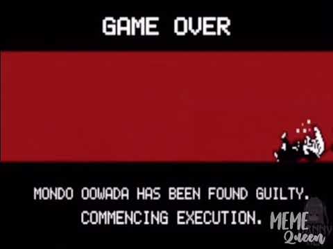 danganronpa Mondo Oowada execution : Meme version - YouTube