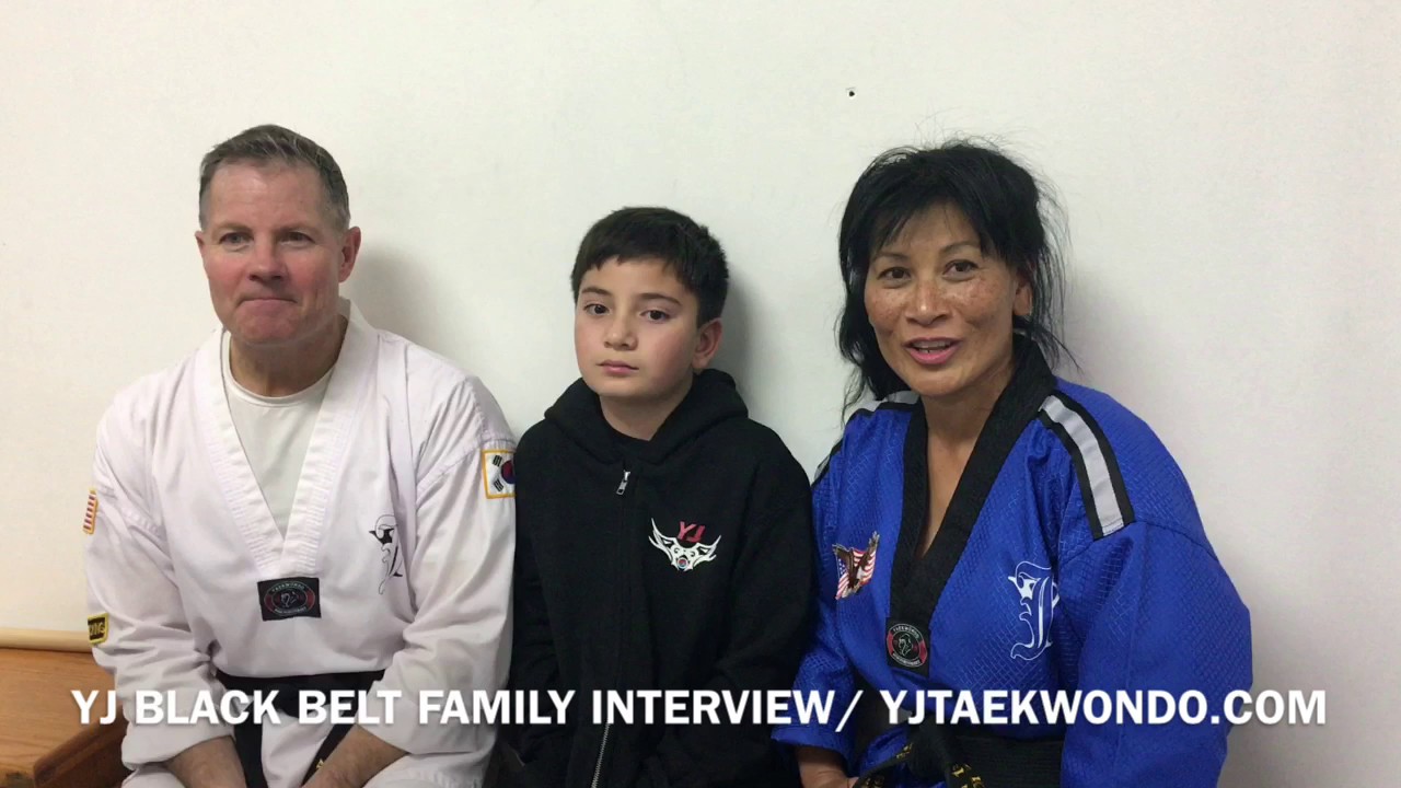 YJ BLACK BELT FAMILY INTERVIEW - YouTube