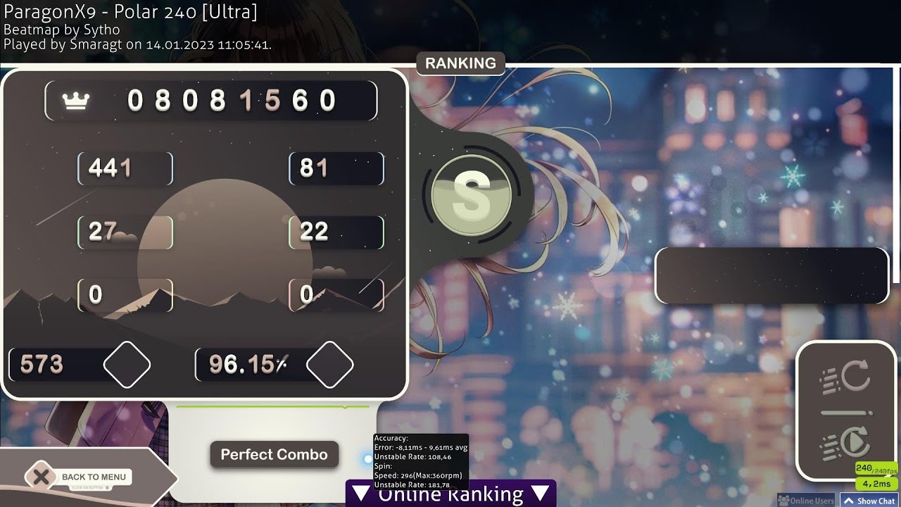 Polar 240 [Ultra] FC! | 96.15% | 8.2⭐| 466pp - YouTube