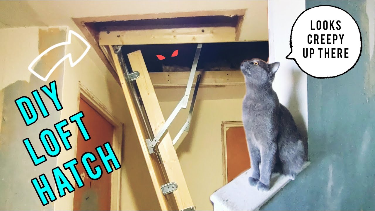 First Time DIY Loft Hatch (Using Shop Bought Kit) - YouTube
