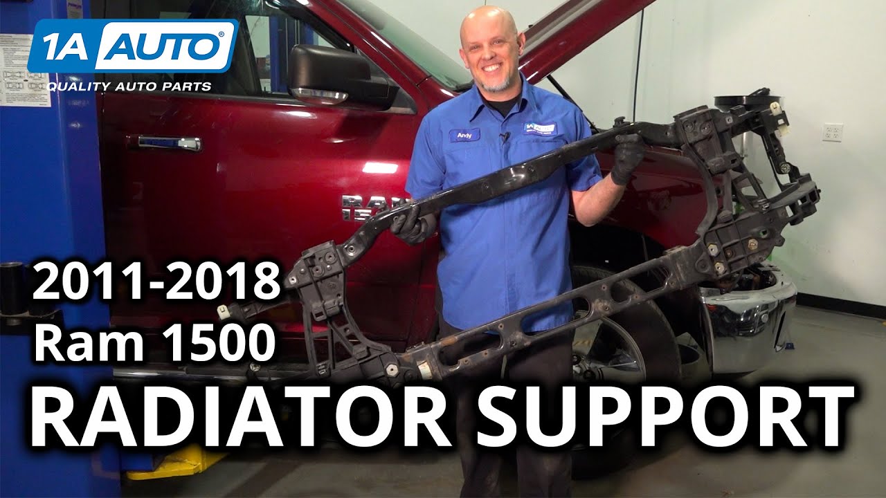 How to Replace Radiator Support 2011-2018 Ram 1500 - YouTube
