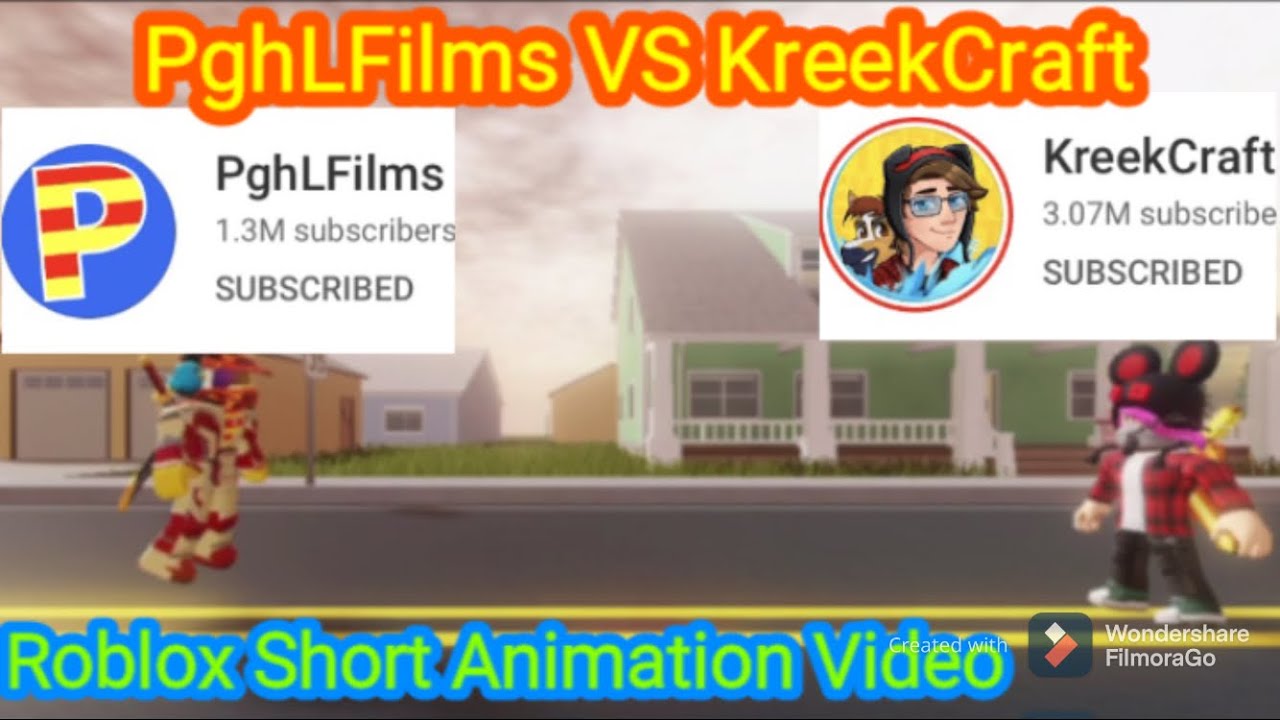 (Roblox) PghLFilms VS KreekCraft (Roblox Animation Short Video) (CHECK ...