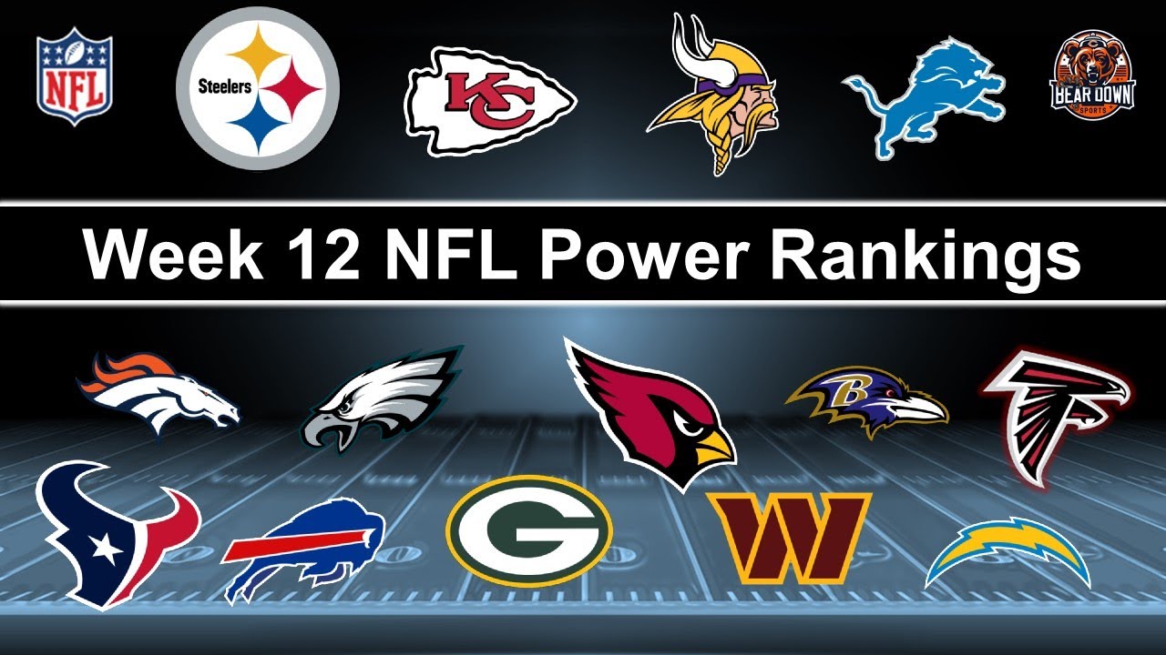 Week 12 NFL Power Rankings 🏈 - YouTube