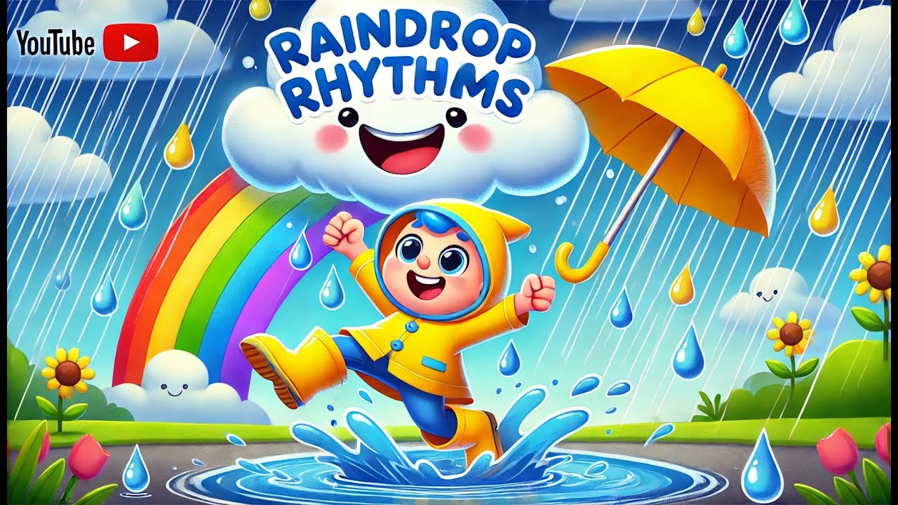 Raindrop Rhythms: Fun Songs for Rainy Days | Kids Song | English - YouTube