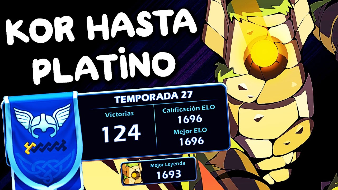 KOR HASTA PLATINO | Brawlhalla Ranked 1v1 (Español) - YouTube