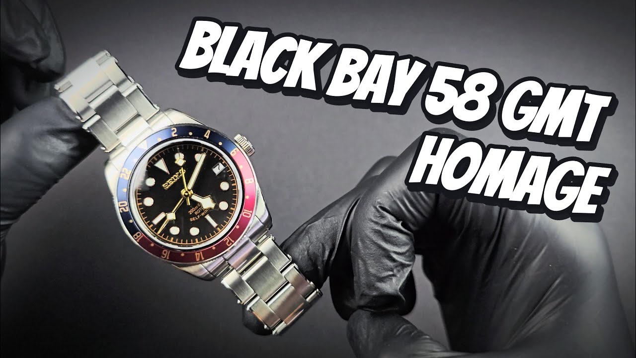 Black Bay 58 GMT Homage Build #seikomod - YouTube