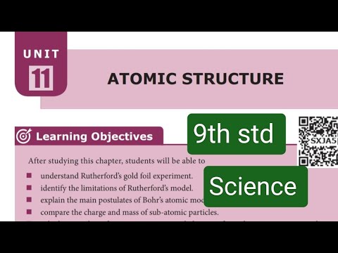 11.ATOMIC STRUCTURE (book back answers) 9th std Science - YouTube