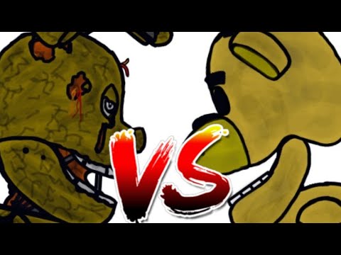 (Dc2/FNAF) Springtrap Vs Golden Freddy - YouTube