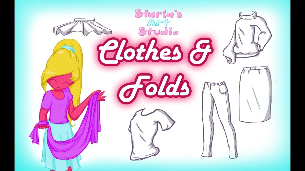 Drawing Clothes & Folds - Simple Cartoon tips! - YouTube