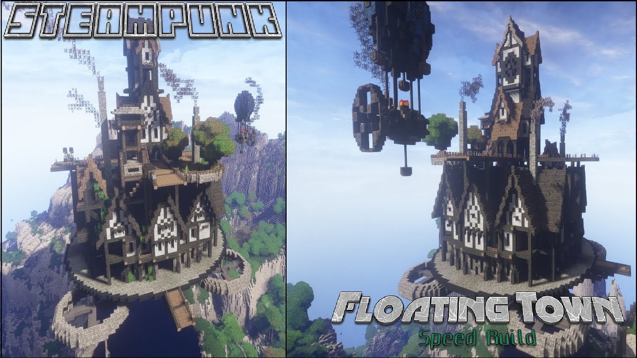 Steampunk Floating City