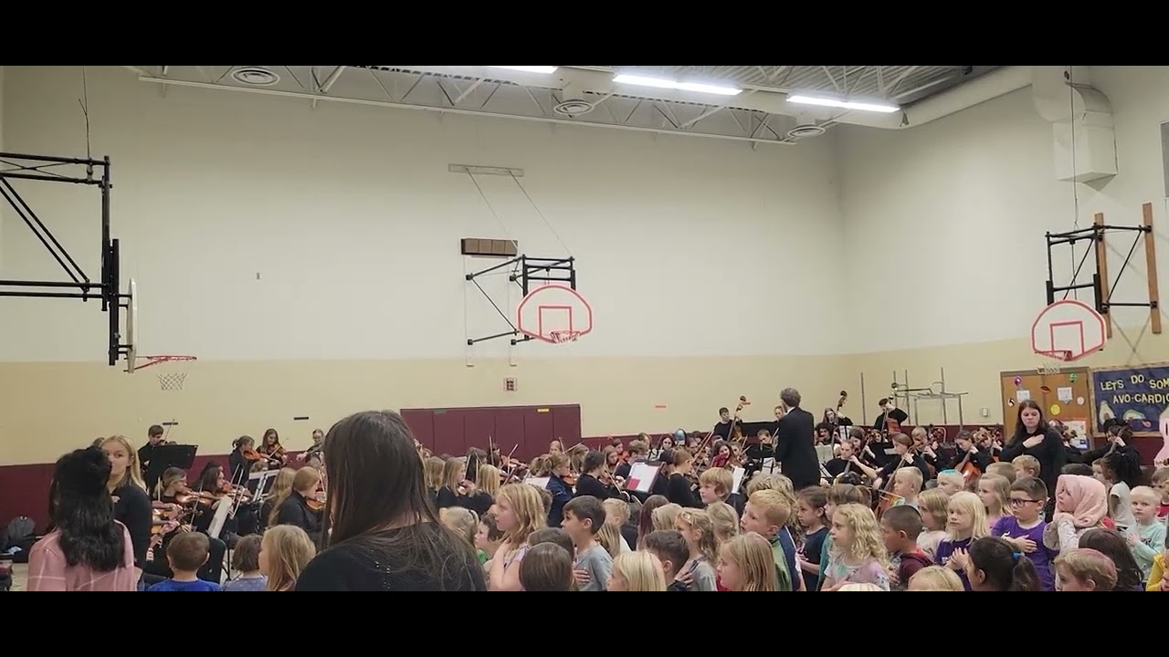 2022 fall orchestra tour - national anthem - YouTube