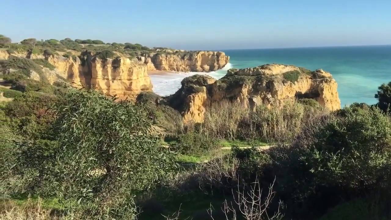Around Castelo Beach, Portugal, Algarve (December 2018) - YouTube
