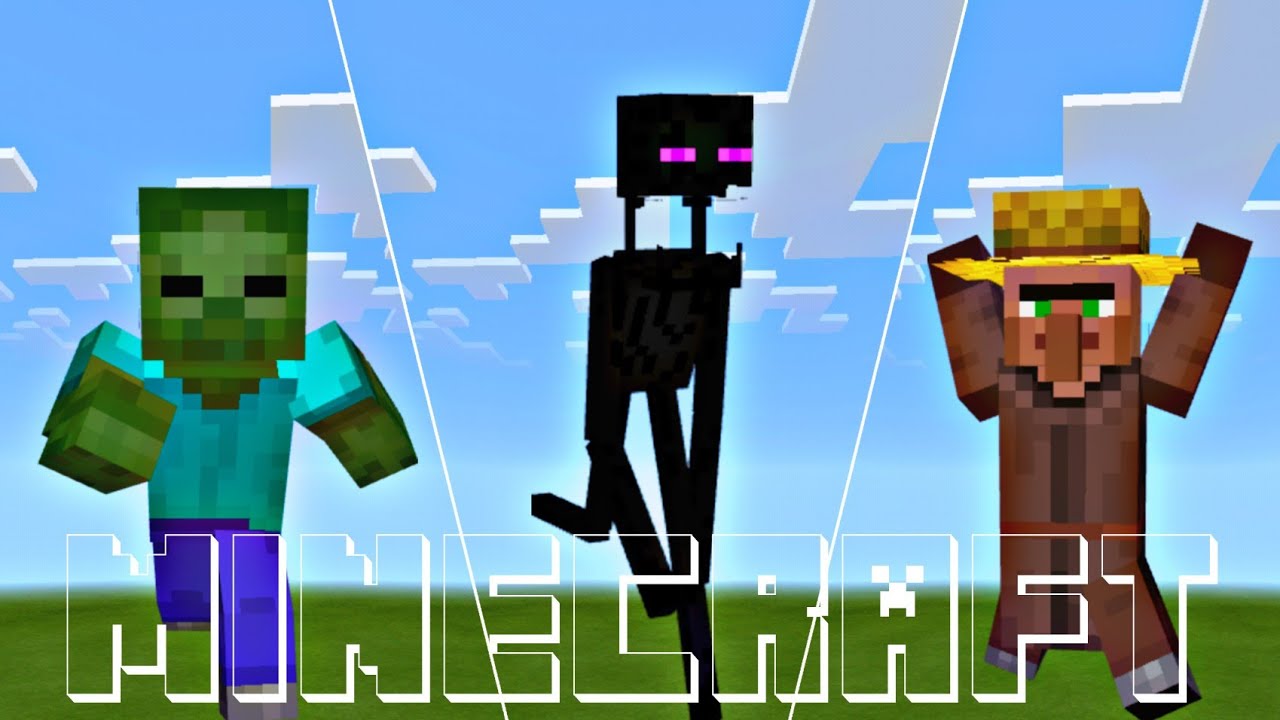 Minecraft BETTER MOB ANIMATIONS [Mod/Addon] - YouTube